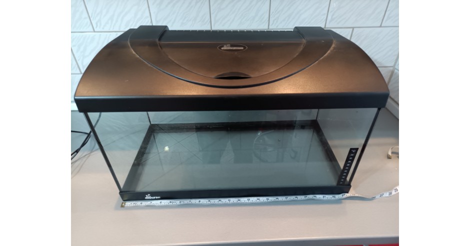 Acvariu 50L 60x30x30 cm Capac cu neon | Okazii.ro