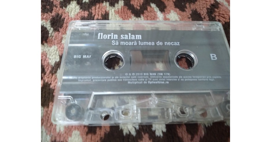 CASETA AUDIO MANELE FLORIN SALAM RARA!!!!ORIGINALA FARA CARCASA ...