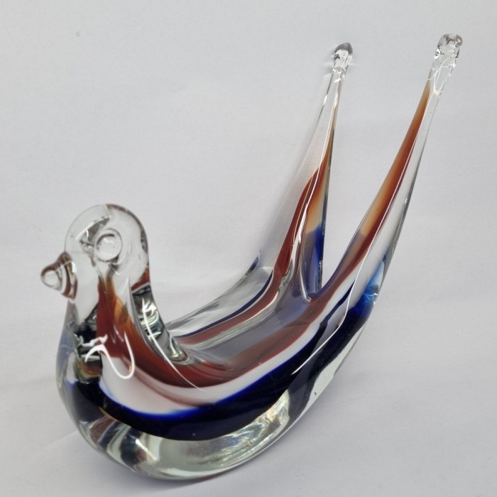 Bibelou randunica (RAR) cristal romaneasc vechi-Epoca de aur, perioada ...