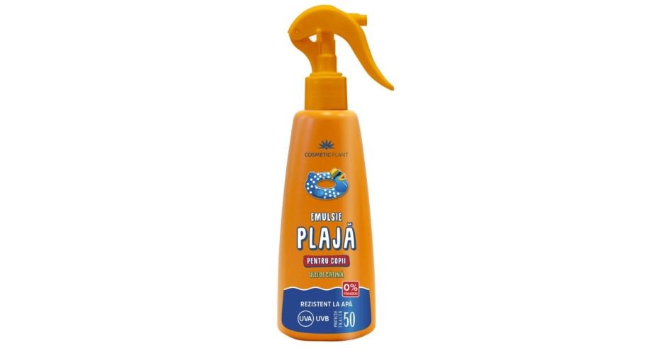Emulsie plaja copii spf50 ulei catina 200ml - COSMETIC PLANT | arhiva ...