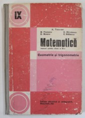 MATEMATICA , GEOMETRIE SI TRIGONOMETRIE , MANUAL PENTRU CLASA A -IX-A ...