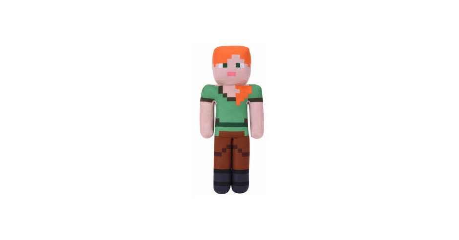 Minecraft - ALEX - Plush Original 30 cm + Bratara Minecraft CADOU ...