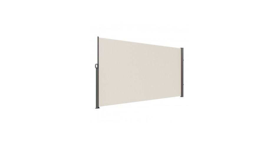 Paravan separator lateral, retractabil, pentru gradina, 300 x 180 cm ...