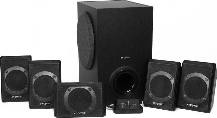Boxe creative Inspire 5.1 P5800, PUTERE 72W REALI , BASS IN 40Hz ...