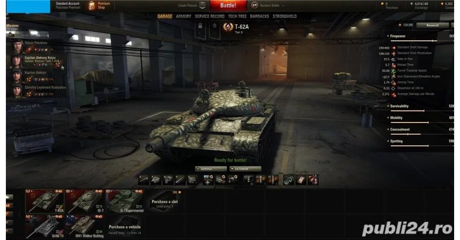 Cont wot world of tanks excelent player, 2400+ wn8 | arhiva Okazii.ro