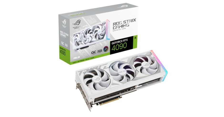 Placa video Asus ROG Strix GeForce RTX 4090 OC White Edition 24GB ...