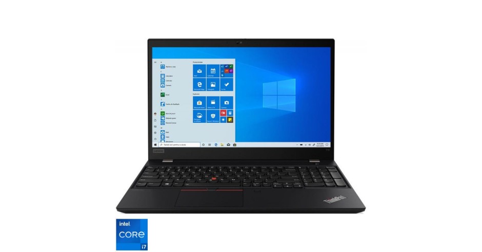 Laptop Lenovo ThinkPad T15 Gen 2, 15.6", Procesor Intel Core i7-1165G7 ...