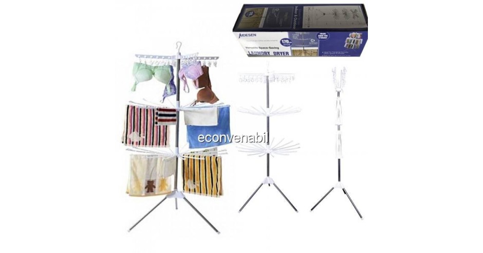 Uscator de rufe vertical pliabil 170cm rotativ Aidesen | arhiva Okazii.ro