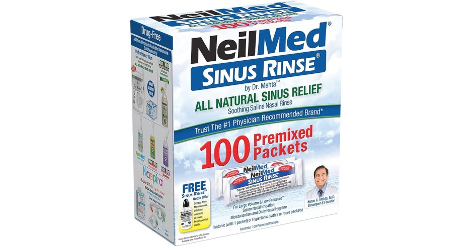 Set Solutie Salina, Neilmed, Sinus Rinse, Curatare Sinusuri si ...
