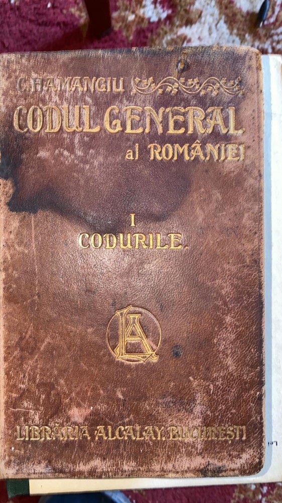 Codul general al Romaniei,autor C.Hamangiu | arhiva Okazii.ro