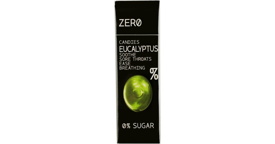 6 Cutii Bomboane cu Eucalipt Zero Ice Blue, 32 g, Bomboane cu Aroma de ...