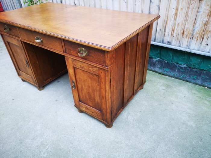 Birou vechi cu 3 sertar, Baroc, 1900 - 1949 | Okazii.ro