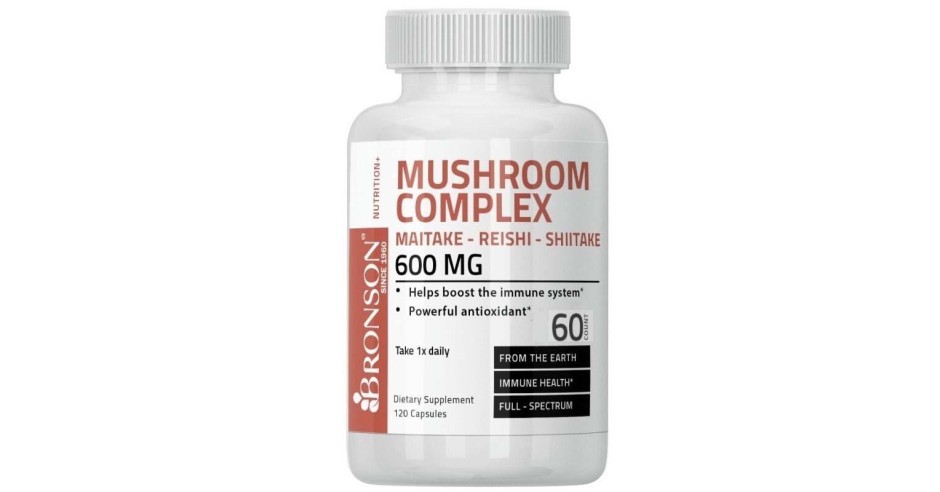Complex Ciuperci Maitake-Reishi-Shiitake 60 capsule Bronson ...