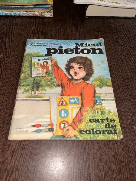 Constantin Gradinaru - Micul pieton. Carte de colorat | Okazii.ro