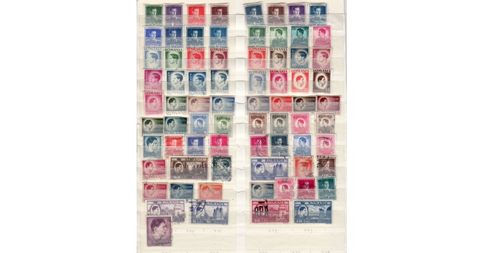 Romania 1900- 1950 Lot timbre Regele Mihai I | arhiva Okazii.ro