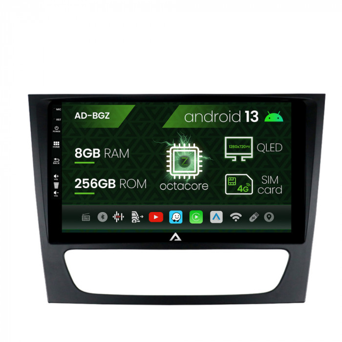Navigatie Mercedes Benz W211 CLS, Android 13, Z-Octacore 8GB RAM ...