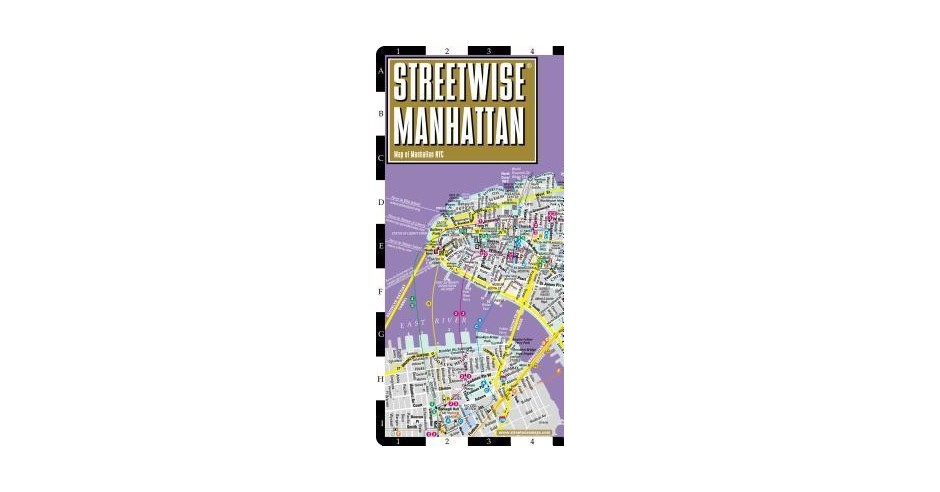 Streetwise Manhattan Map - Laminated City Center Street Map of ...