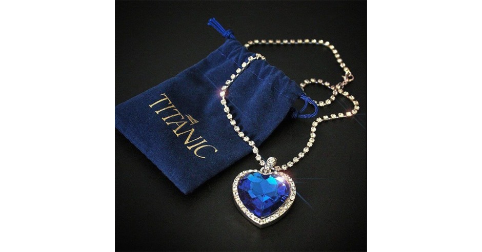 Colier / lantisor Inima Oceanului ? Heart of the Ocean - TITANIC ...