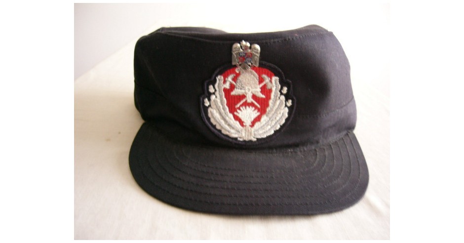M1 2 - Sapca militara cu emblema brodata si insigna metalica - pompieri ...