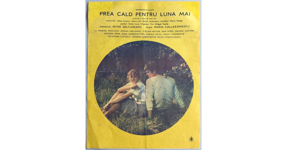 Prea cald pentru luna mai - Afis film romanesc 1982, cinema Romaniafilm ...