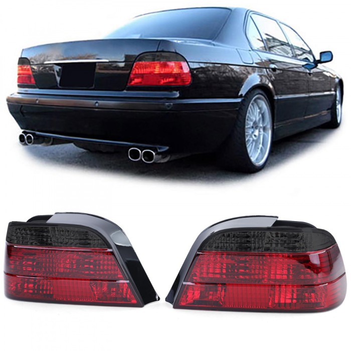Stop stopuri triple BMW E38 rosu/fumuriu NOU | Okazii.ro