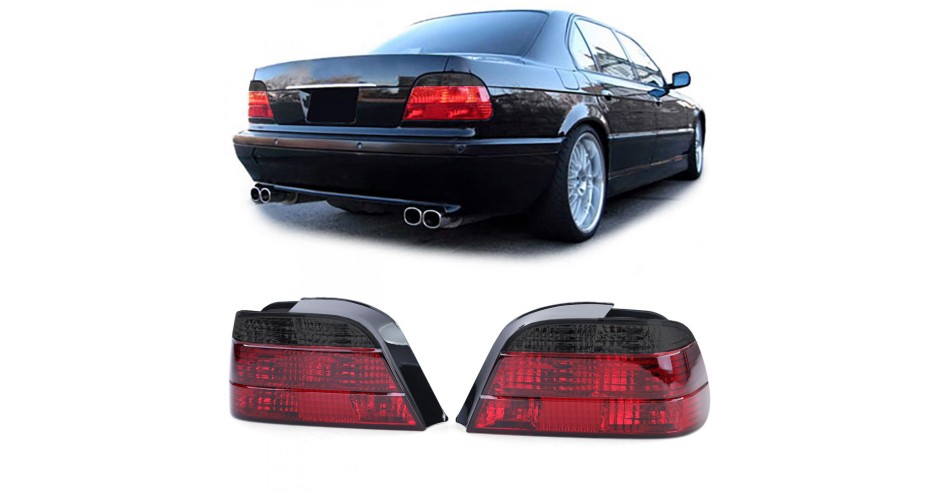 Stop stopuri triple BMW E38 rosu/fumuriu NOU | Okazii.ro