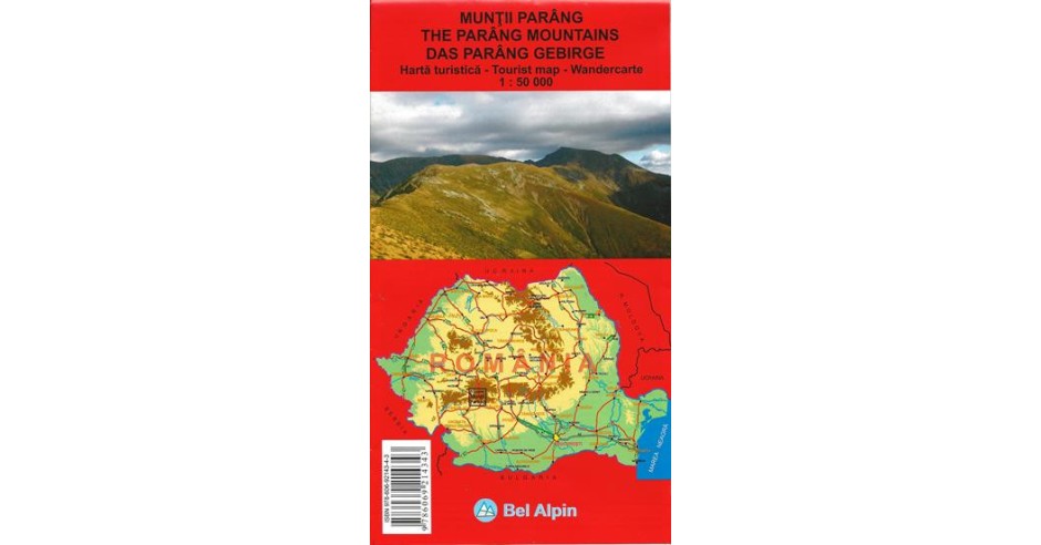 Harta Turistica Muntii Parang 1:50000 - Editie Trilingva (Romana ...