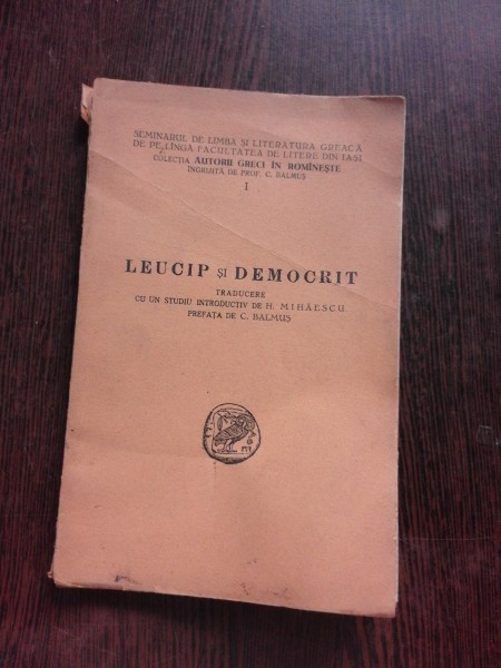 LEUCIP SI DEMOCRIT | arhiva Okazii.ro