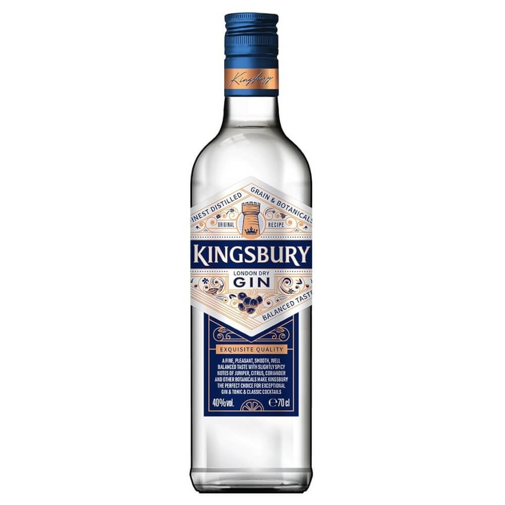 Gin Kingsbury, 0.7L, Alcool 40%, Gin Kingsbury, Gin Kingsbury 0.7l ...