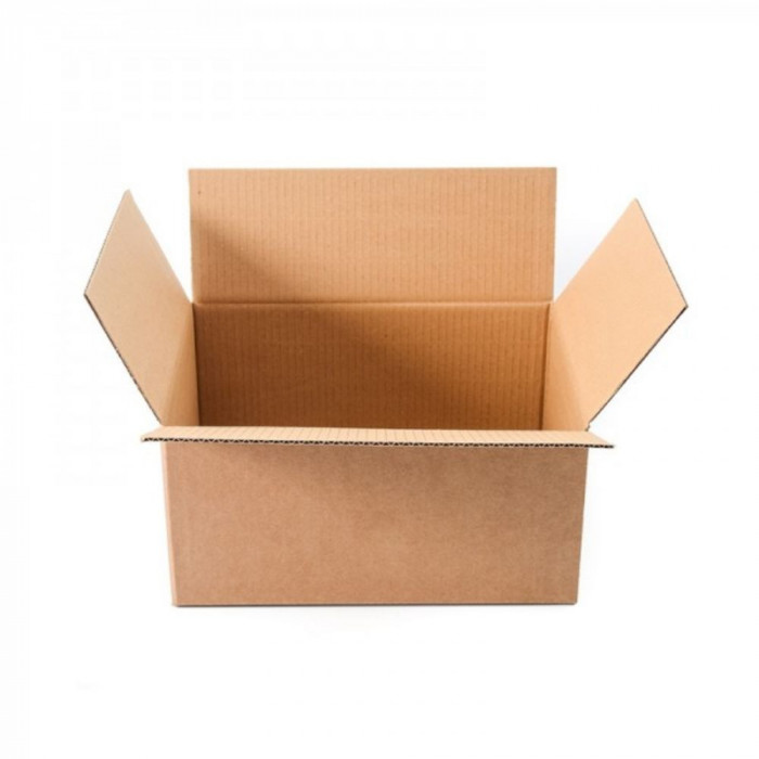 Set 10 Cutii Clasice, 300x215x140 mm, Carton Natur Ondulat in 3 ...