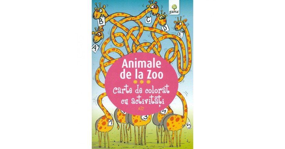 Animale De La Zoo - Carte De Colorat Cu Activitati 3 Ani+, Gama | Okazii.ro