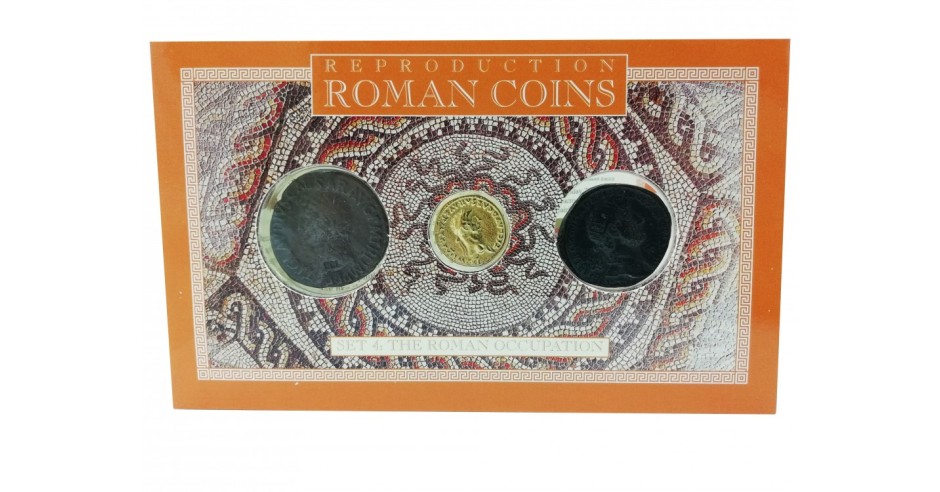 Set 3 Monede Romane - Dupondius of Hadrian, Aureus of Claudius, As of ...