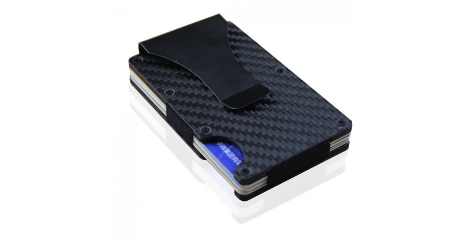 PORTOFEL aluminiu CARDURI protectie rfid PORT CARD contactless barbati ...