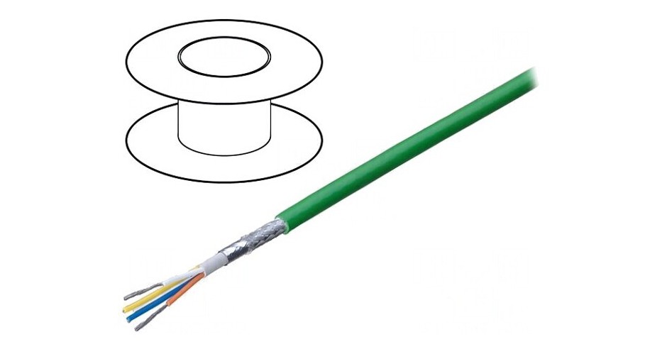 Cablu Ethernet Industrial SF/UTP 4x22AWG PROFINET 5e | Okazii.ro