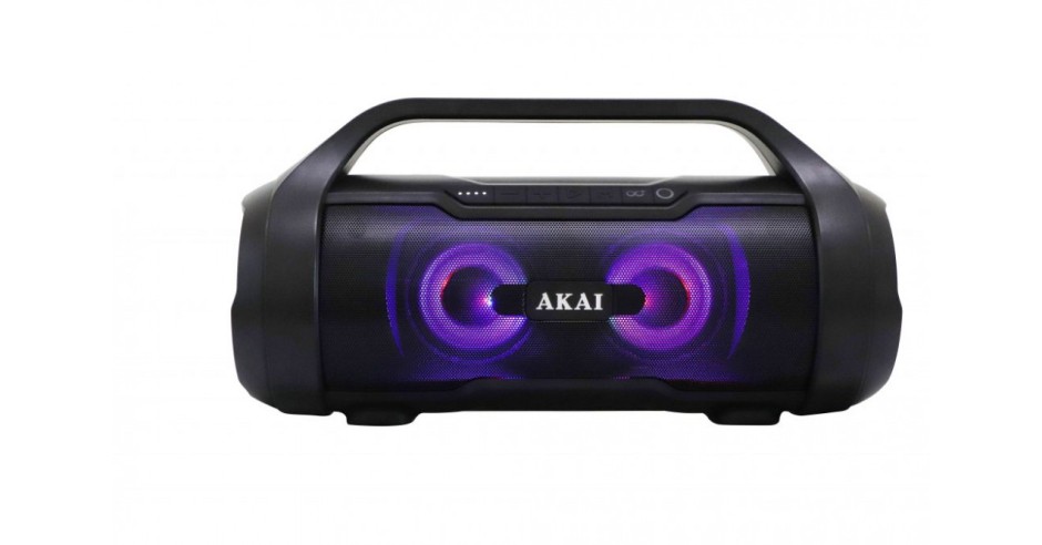 BOXE portabile AKAI, compact 2.0, RMS 15W, Bluetooth, conector ...