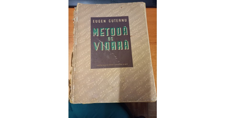 AS - PARTITURA - EUGEN CUTEANU - METODA DE VIOARA | Okazii.ro