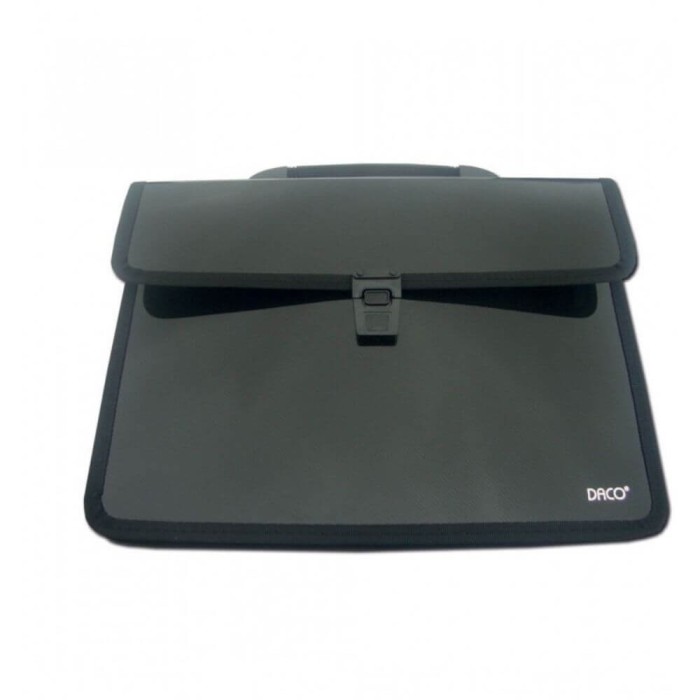 Mapa Plastic DACO, 332x235x90 mm, 2 Compartimente si Maner, Neagra ...