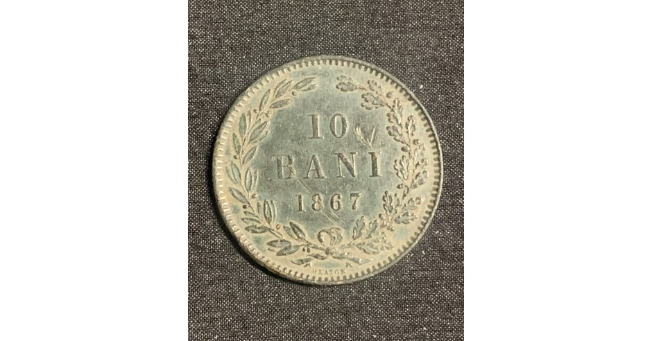 Moneda 10 bani 1867 Heaton | Okazii.ro