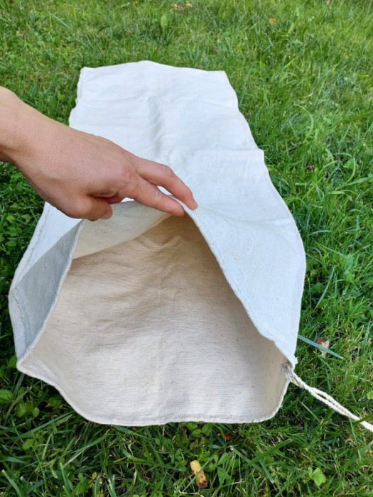 ** Sac mare panza de canepa tesuta, vechi, vintage, 50cmx120cm ...