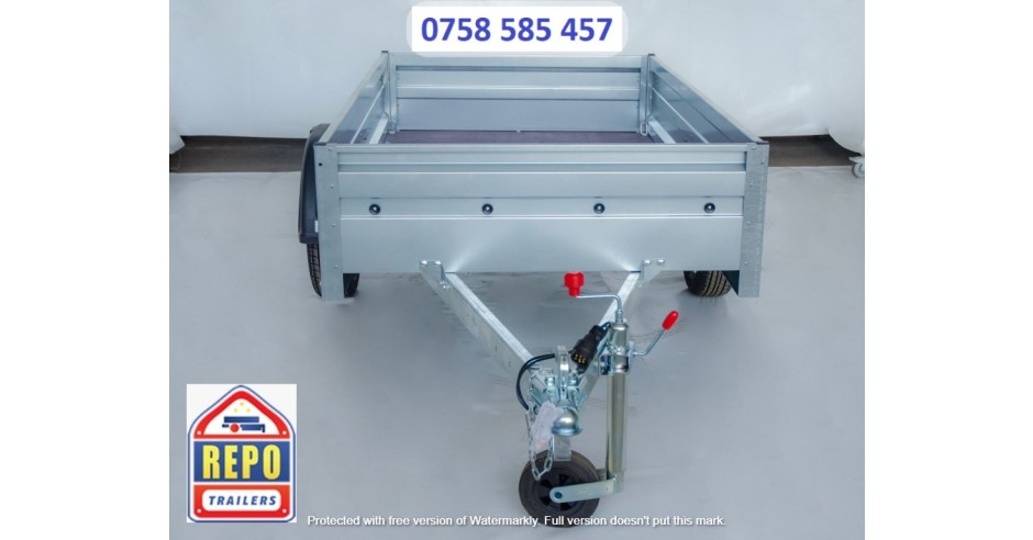 Remorca Auto 750 Kg mono-ax, basculabila, apicola, noua, carte RAR ...