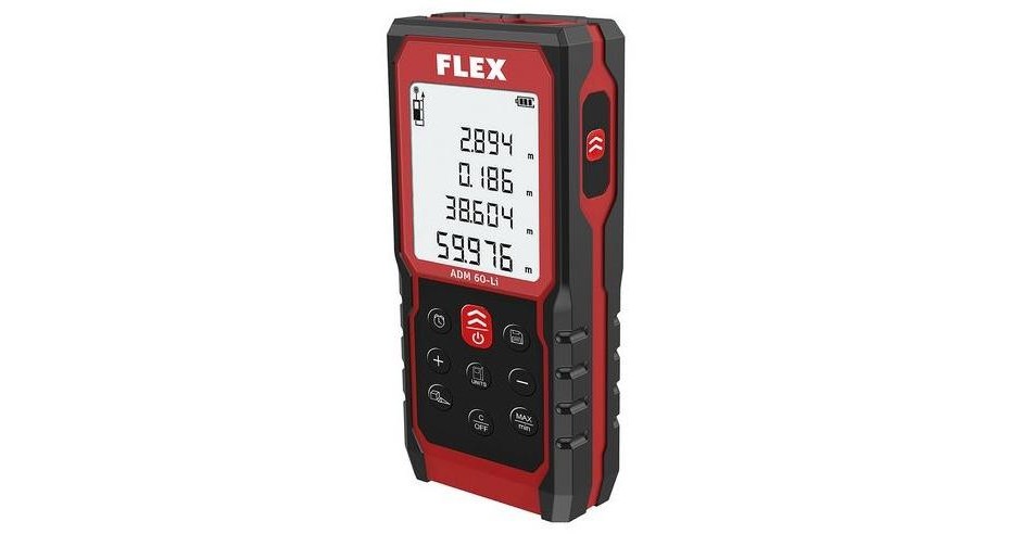TELEMETRU CU LASER FLEX ADM 60 LI, 60M, CLASA 2, CU ACUMULATOR 3.7V LI ...