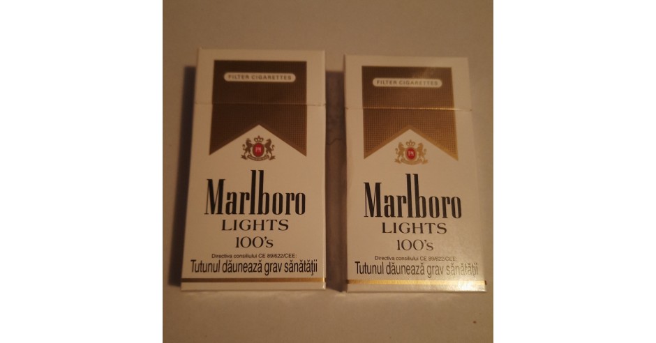 Pachet plin tigari MARLBORO LIGHTS anii 2000 Romania | arhiva Okazii.ro