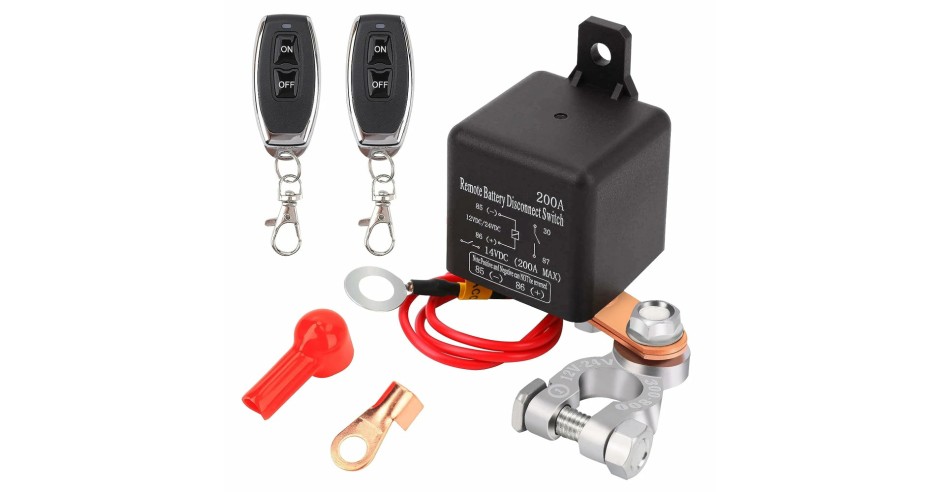 Intrerupator Baterie Auto cu Telecomanda 12V, 200A, 360A Instantaneu ...