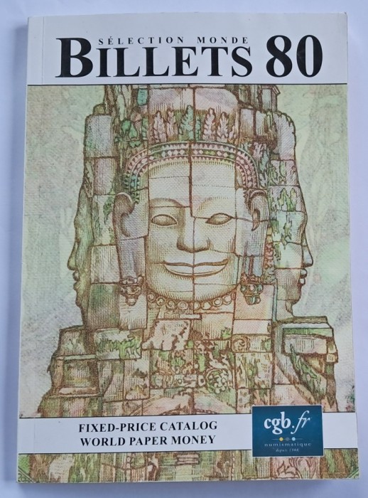 Catalog licitatii bancnote ( nr 80 ), 2017, Cgb.Fr Numismatique, Paris ...