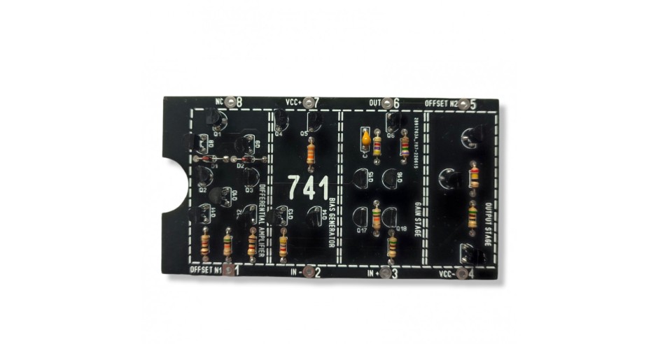 LM741 uA741 kit modul, electronic op-AMP, Kit Amplificator Operational ...