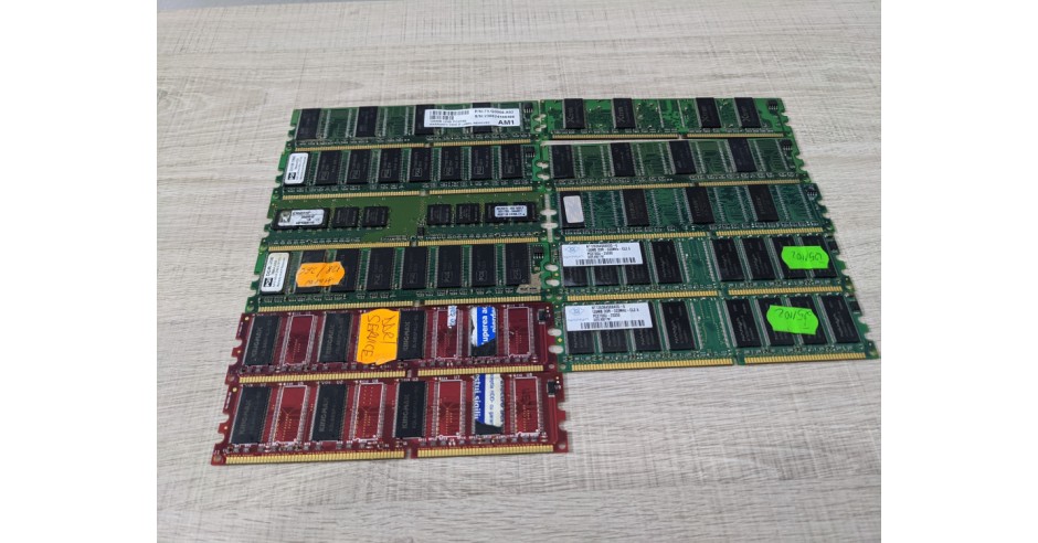 Memorie RAM DDR1 128MB PC3200 400MHz PC2700 333MHz 266MHz Calculator ...