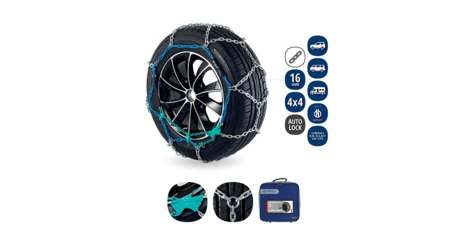 Lanturi Auto Zapada Antiderapante, Tip Diamant Romb, 225/55/R16 Veriga ...