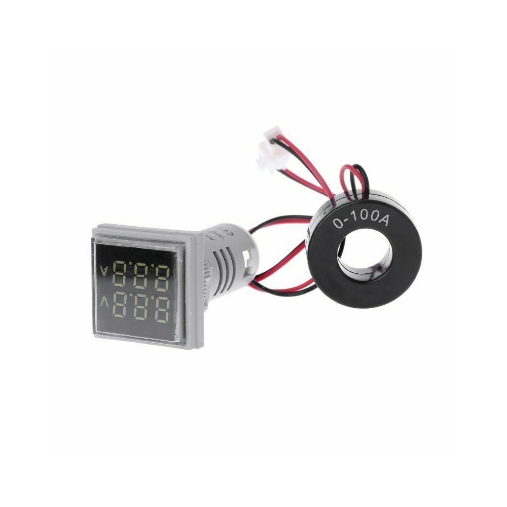 Voltmetru ampermetru VOLTAMPERMETRU 220V AC de panou DIGITAL pret 60 ...