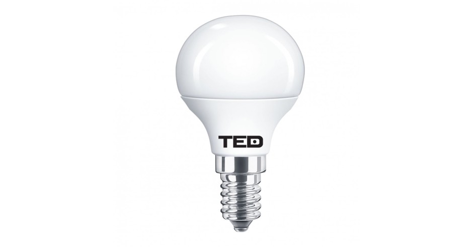 Bec LED balon mic E14 230V 5W 2700K P45 460lm TED305C - oferta | arhiva ...