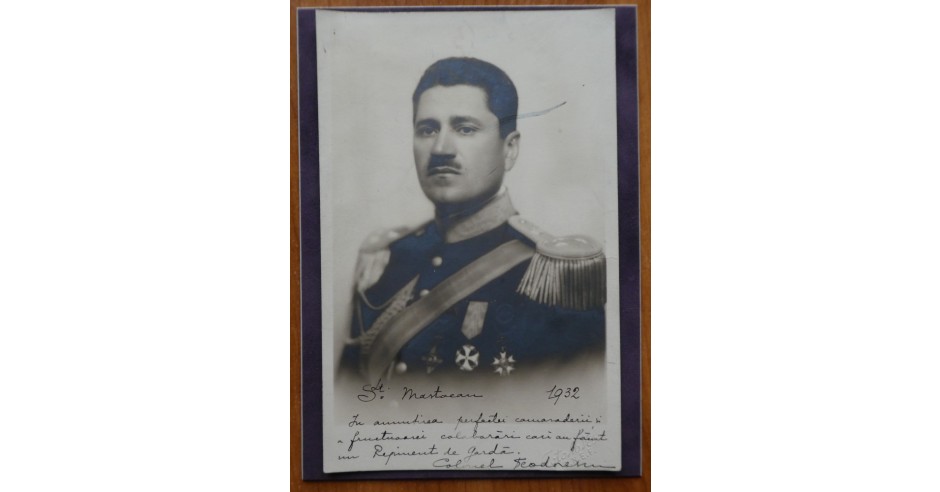 Fotografie cu autograf , General Paul Teodorescu , 1932 | Okazii.ro